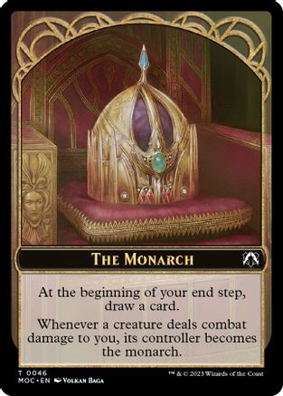 The Monarch // Shapeshifter Double-sided Token - Commander: March of ...