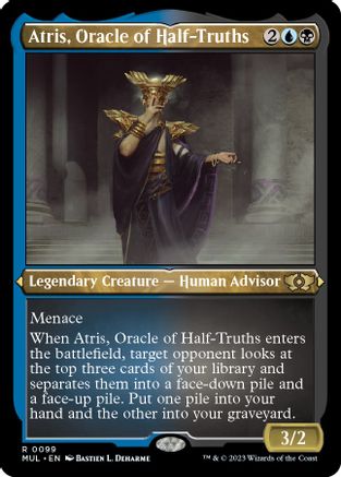 Atris, Oracle of Half-Truths (Foil Etched) - March of the Machine ...