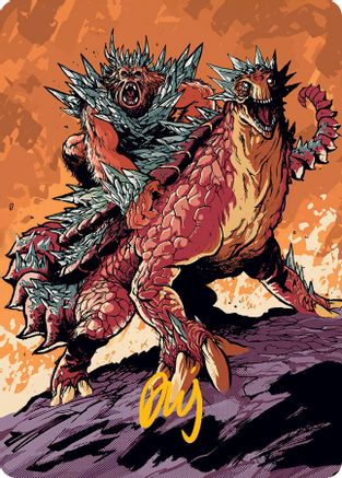 Kogla and Yidaro Art Card (Gold-Stamped Signature) - Art Series: March ...