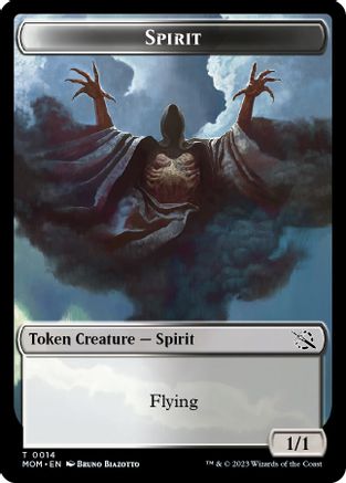 Spirit Token (0014) - March of the Machine - Magic: The Gathering