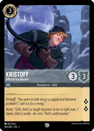 Kristoff - Official Ice Master - The First Chapter - Disney Lorcana