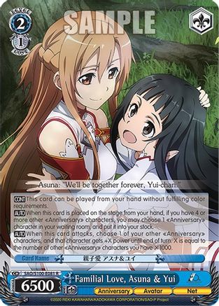 Familial Love, Asuna & Yui - Sword Art Online Animation 10th ...