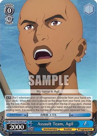 Assault Team, Agil (SR) - Sword Art Online Animation 10th Anniversary ...