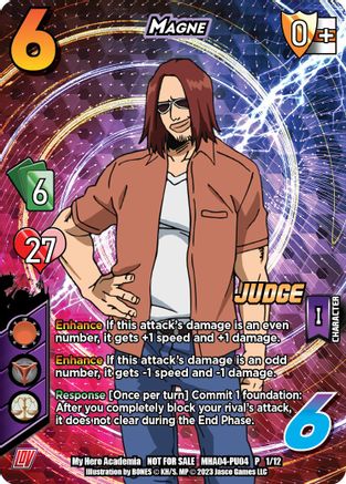 Magne (Plus Ultra Pack 4 Judge) - UniVersus: My Hero Academia Promo ...