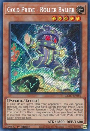 Gold Pride - Roller Baller - Cyberstorm Access - YuGiOh