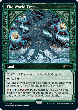 The World Tree (Halo Foil) - Secret Lair Drop Series - Magic: The Gathering