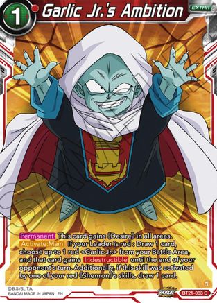 Garlic Jr.'s Ambition - Wild Resurgence - Dragon Ball Super: Masters