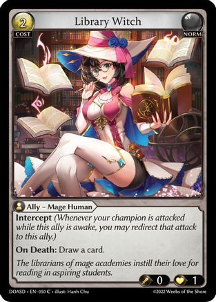Library Witch - Dawn of Ashes Starter Decks - Grand Archive TCG