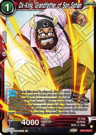 Ox-King, Grandfather of Son Gohan - Wild Resurgence - Dragon Ball Super CCG