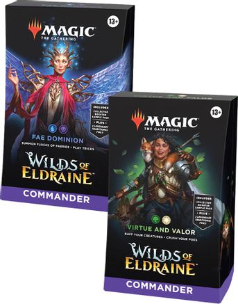 Wilds of Eldraine Commander Decks [Set of 2] - Commander: Wilds of ...