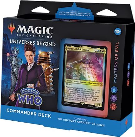 Universes Beyond: Doctor Who - Masters of Evil Commander Deck ...