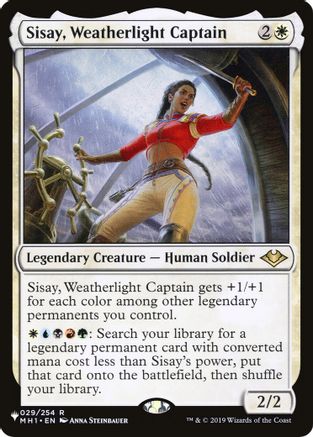 Sisay, Weatherlight Captain - The List Reprints - Magic: The Gathering