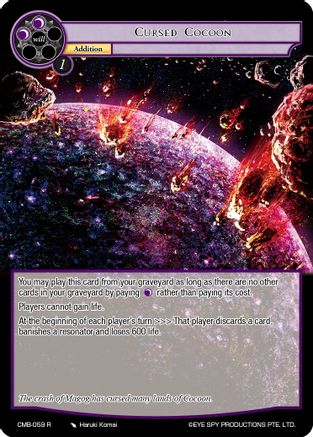 Cursed Cocoon - Crimson Moon's Battleground - Force of Will
