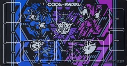 Pokemon TCG: Pokemon Center Japan Exclusive Cool X Metal Playmat ...