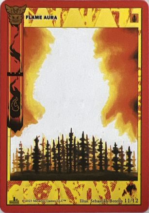 Flame Aura - Native: First Edition Release Event Deck - MetaZoo