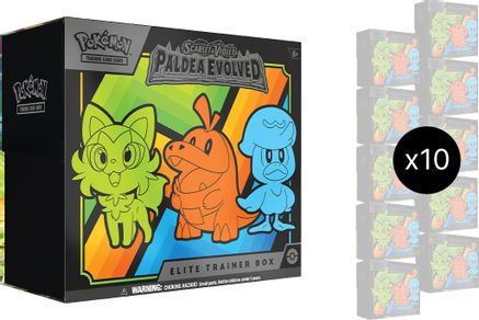 Paldea Evolved Elite Trainer Box Case - SV02: Paldea Evolved - Pokemon