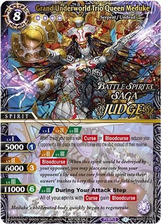 Grand Underworld Trio Queen Meduke (Judge Pack Vol. 1) - Battle Spirits ...