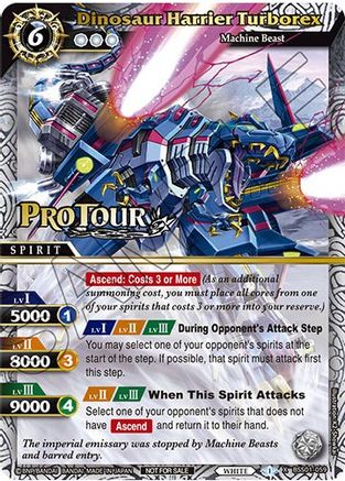 Dinosaur Harrier Turborex (X Rare Special Pack Vol. 1) - Battle Spirits ...