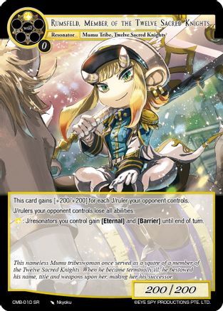 Rumsfeld, Member of the Twelve Sacred Knights - Crimson Moon's ...