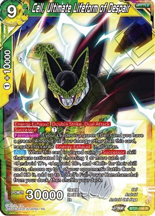 Cell, Ultimate Lifeform of Despair - Wild Resurgence - Dragon Ball ...