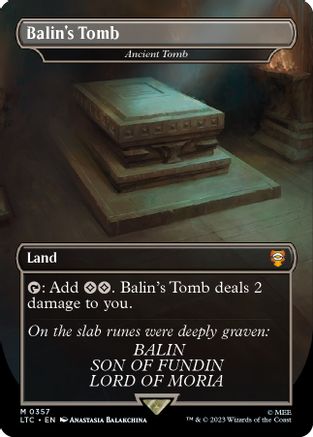 Balin's Tomb - Ancient Tomb - Commander: The Lord of the Rings: Tales ...