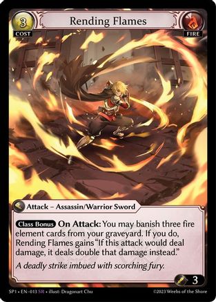 Rending Flames - Supporter Pack 1 - Grand Archive TCG