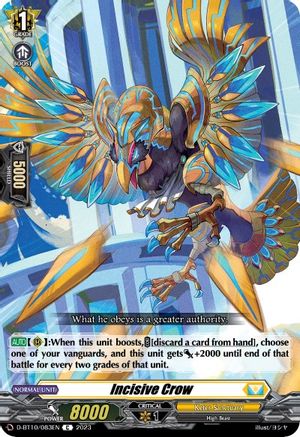 Incisive Crow - Dragon Masquerade - Cardfight Vanguard