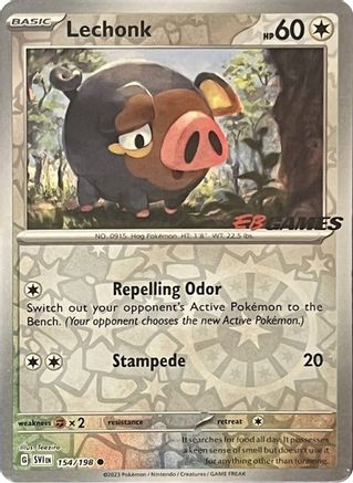 Lechonk - 154/198 (EB Games Promo) - Miscellaneous Cards & Products ...