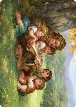 Samwise Gamgee Art Card (19/81) - Art Series: Universes Beyond: The ...