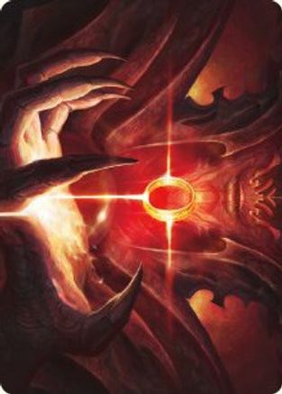 Sol Ring Art Card - Art Series: Universes Beyond: The Lord of the Rings ...