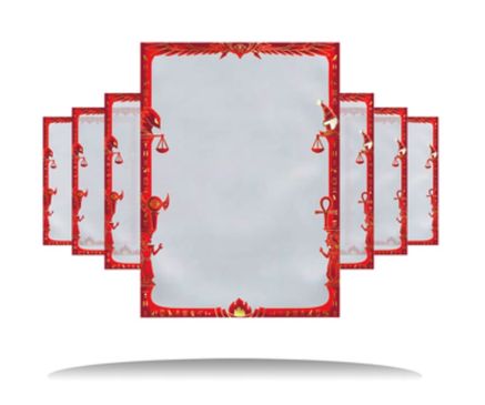 Imperium Duelist Border Sleeves: Stone Tablet 4 Holiday Special (60 ...