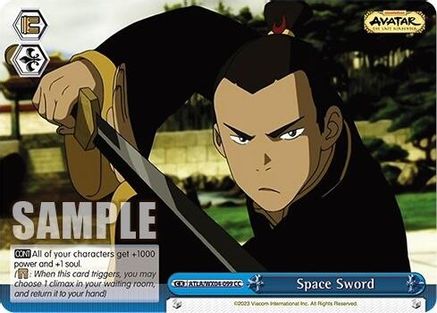 Space Sword - Avatar: The Last Airbender - Weiss Schwarz