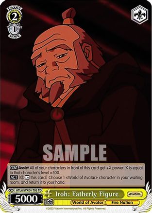 Iroh: Fatherly Figure - Avatar: The Last Airbender - Weiss Schwarz