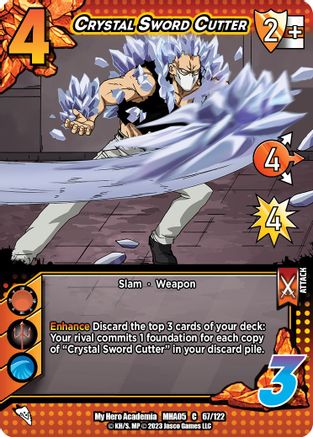 Crystal Sword Cutter - UniVersus: My Hero Academia: Undaunted Raid ...