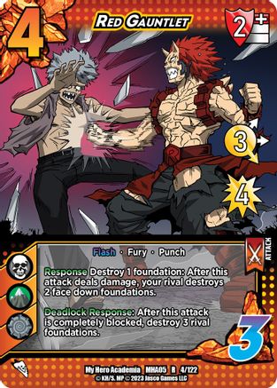 Red Gauntlet - UniVersus: My Hero Academia: Undaunted Raid - UniVersus