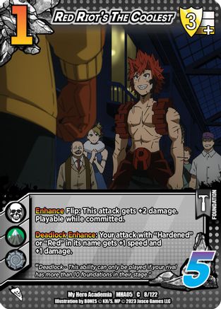Red Riot's The Coolest - UniVersus: My Hero Academia: Undaunted Raid ...