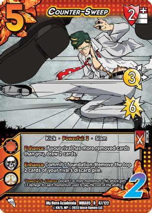 Counter-Sweep - UniVersus: My Hero Academia: Undaunted Raid - UniVersus