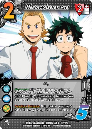 Heroic Assistants (XR) - UniVersus: My Hero Academia: Undaunted Raid ...