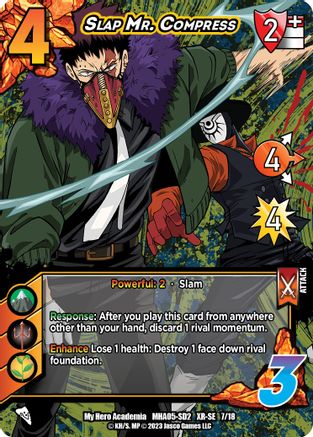 Slap Mr. Compress (XR) - UniVersus: My Hero Academia: Undaunted Raid ...