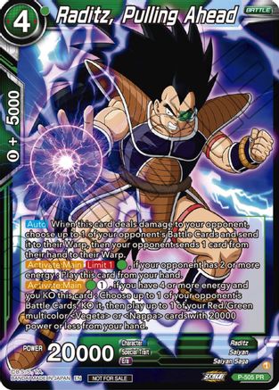 Raditz, Pulling Ahead (Zenkai Series Tournament Pack Vol.4 ...
