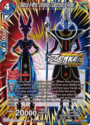 Beerus & Whis, Universe 7 Destroyer & Angel (Event Pack 12 ...