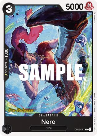 Nero - Pillars of Strength Pre-Release Cards - One Piece Card Game