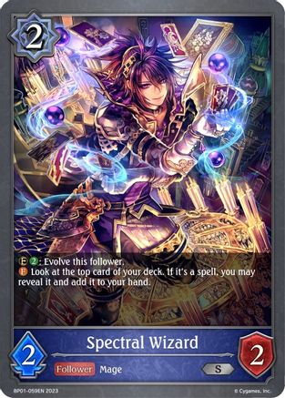 Spectral Wizard - BP01: Advent of Genesis - Shadowverse: Evolve