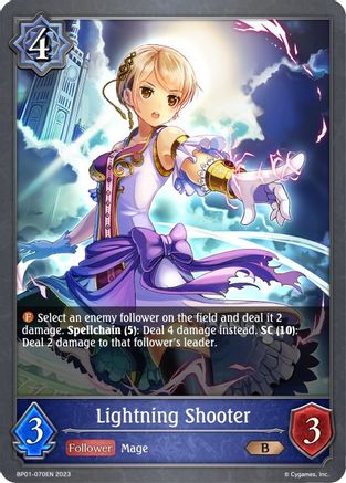 Lightning Shooter - BP01: Advent of Genesis - Shadowverse: Evolve
