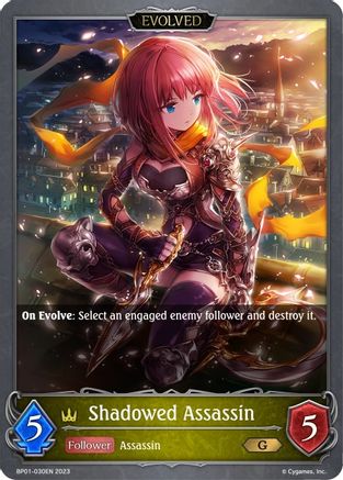 Shadowed Assassin (Evolved) - BP01: Advent of Genesis - Shadowverse: Evolve