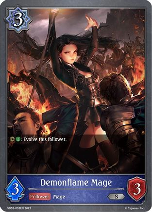 Demonflame Mage - SD03: Mysteries of Conjuration - Shadowverse: Evolve