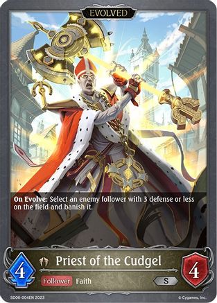 Priest of the Cudgel (Evolved) - SD06: Maculate Ablution - Shadowverse
