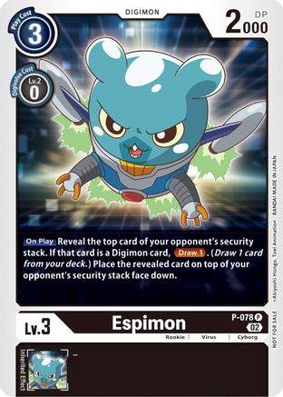 Espimon - P-078 (Versus Royal Knight Booster Pre-Release) - Digimon ...