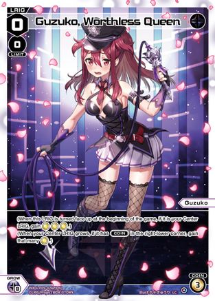 Guzuko, Worthless Queen (Parallel Foil) - Conflated Diva - WIXOSS