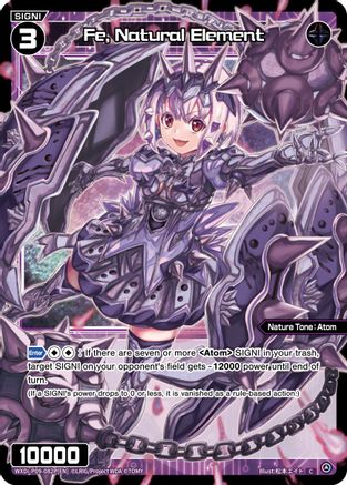 Fe, Natural Element (Parallel Foil) - Conflated Diva - WIXOSS